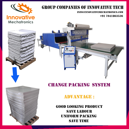 High Quality duplex paper board shrink wrapping and packing machine