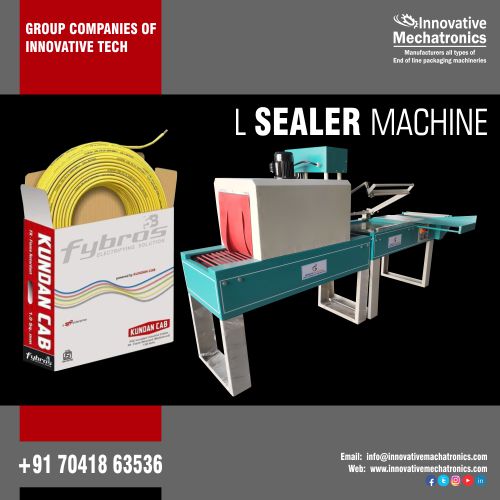 L-Sealer Machine For Wire and cable » Innovative Mechatronics